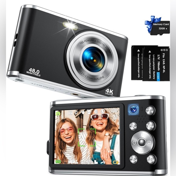 Cameras, Photo & Video | Digital Camera Auto Focus Fhd 4k Vlogging ...